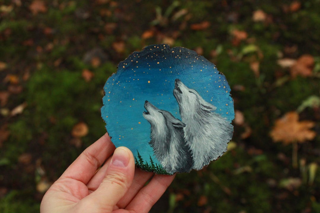 Howling Wolves, Geri and Freki, Norse Mythology Art, Wolf Totem, Pagan ...