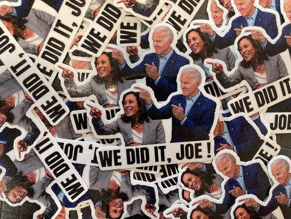 We Did It Joe Gas Pump Stickers - Etsy