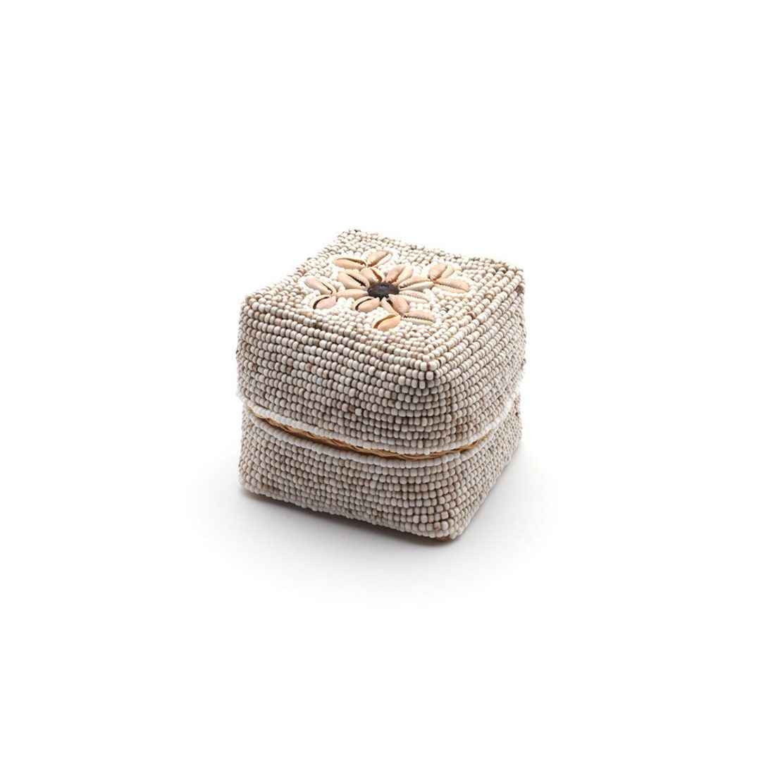 Balinese Box Made of Beads and Bamboo Square - Etsy