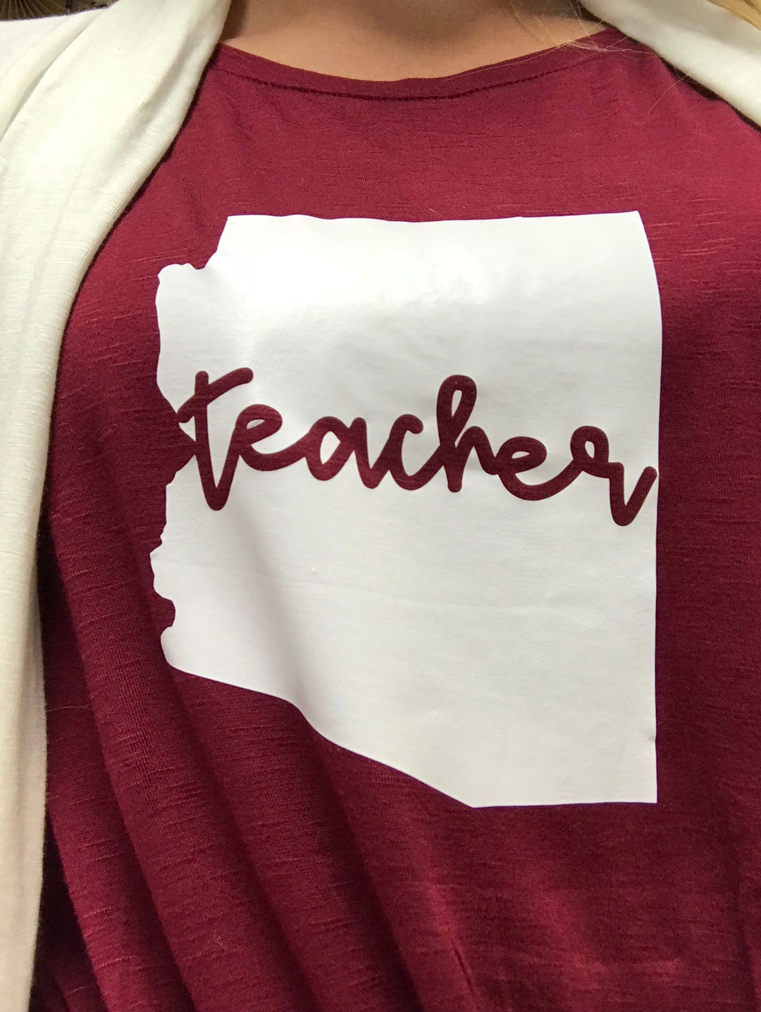 Arizona Red for Ed Decal - Etsy