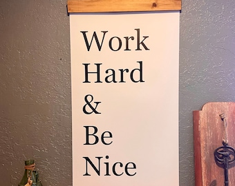 Scroll Work Sign - Etsy