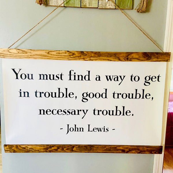 Good Trouble Sign - Etsy