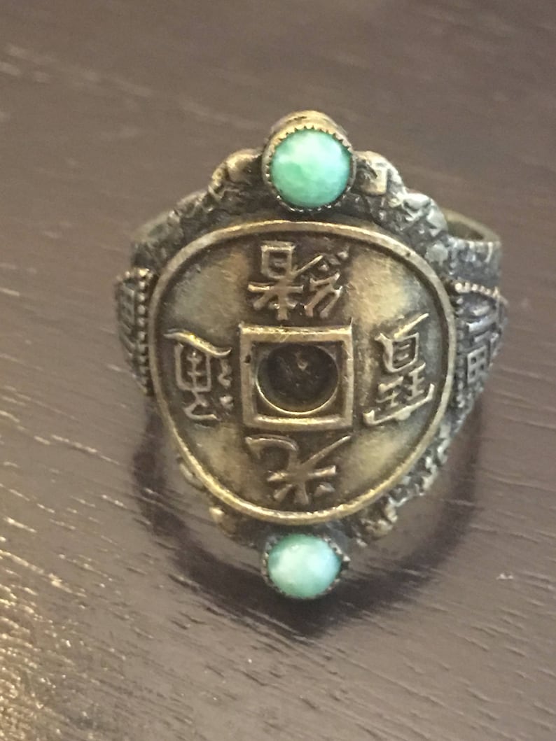 Chinese Coin Lucky Money Ring - Etsy