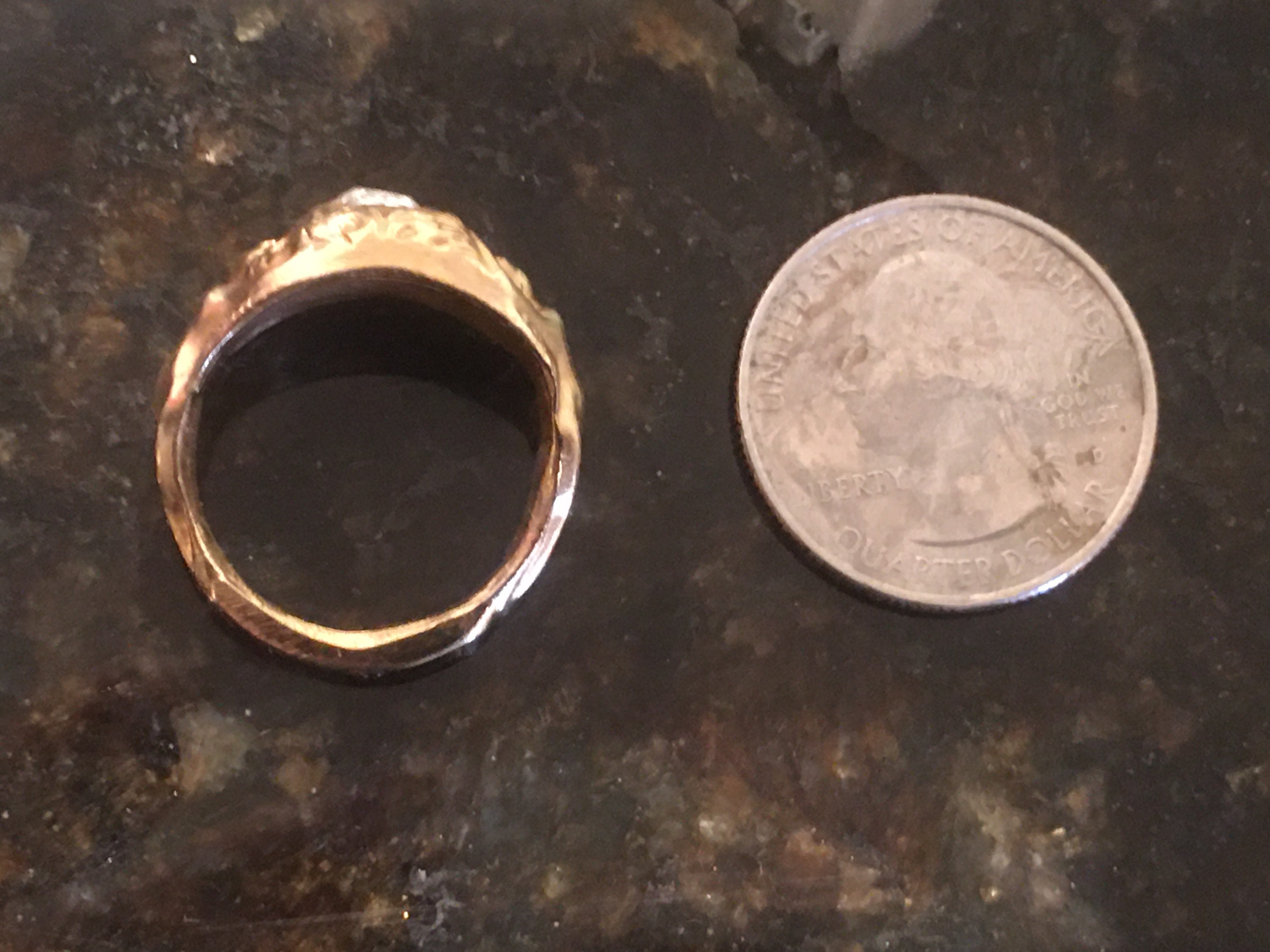 Venus Goddess of Love & Luck Vintage Ring With 1 Carat Egyptian Sun ...