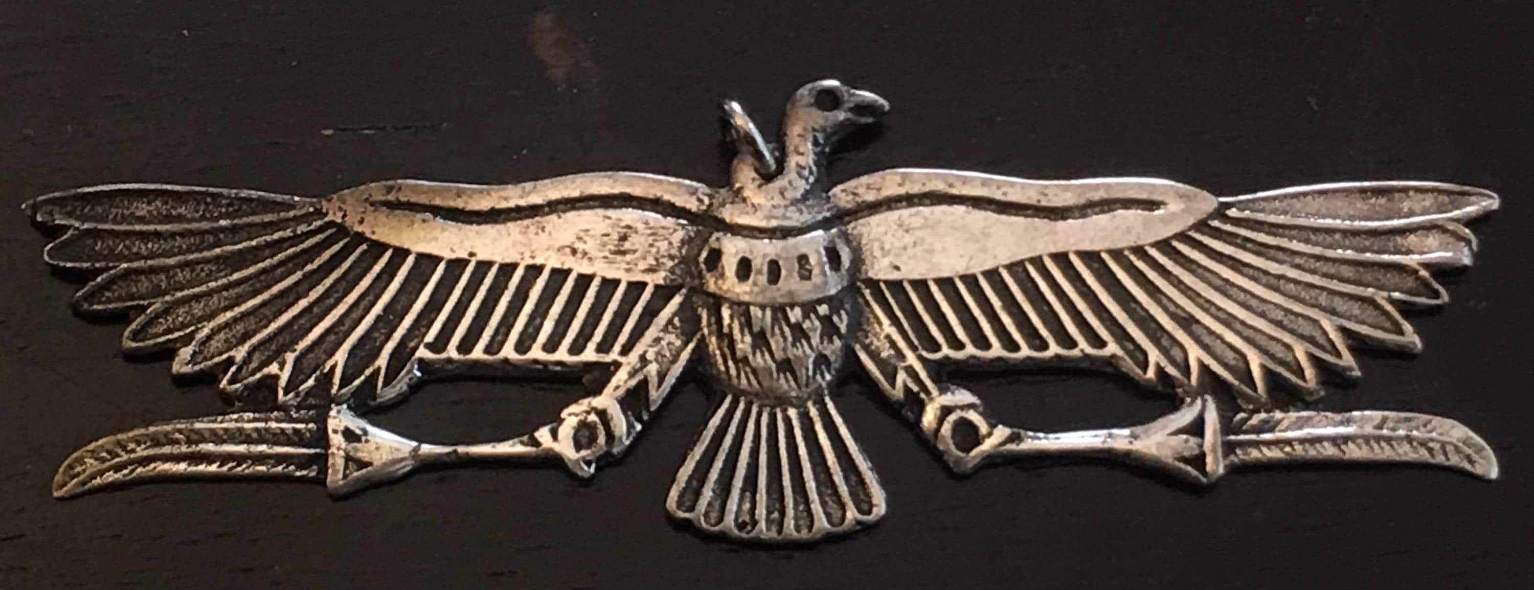 Vintage Egyptian Uraeus Royal Amulet - Solid Sterling Silver - Etsy