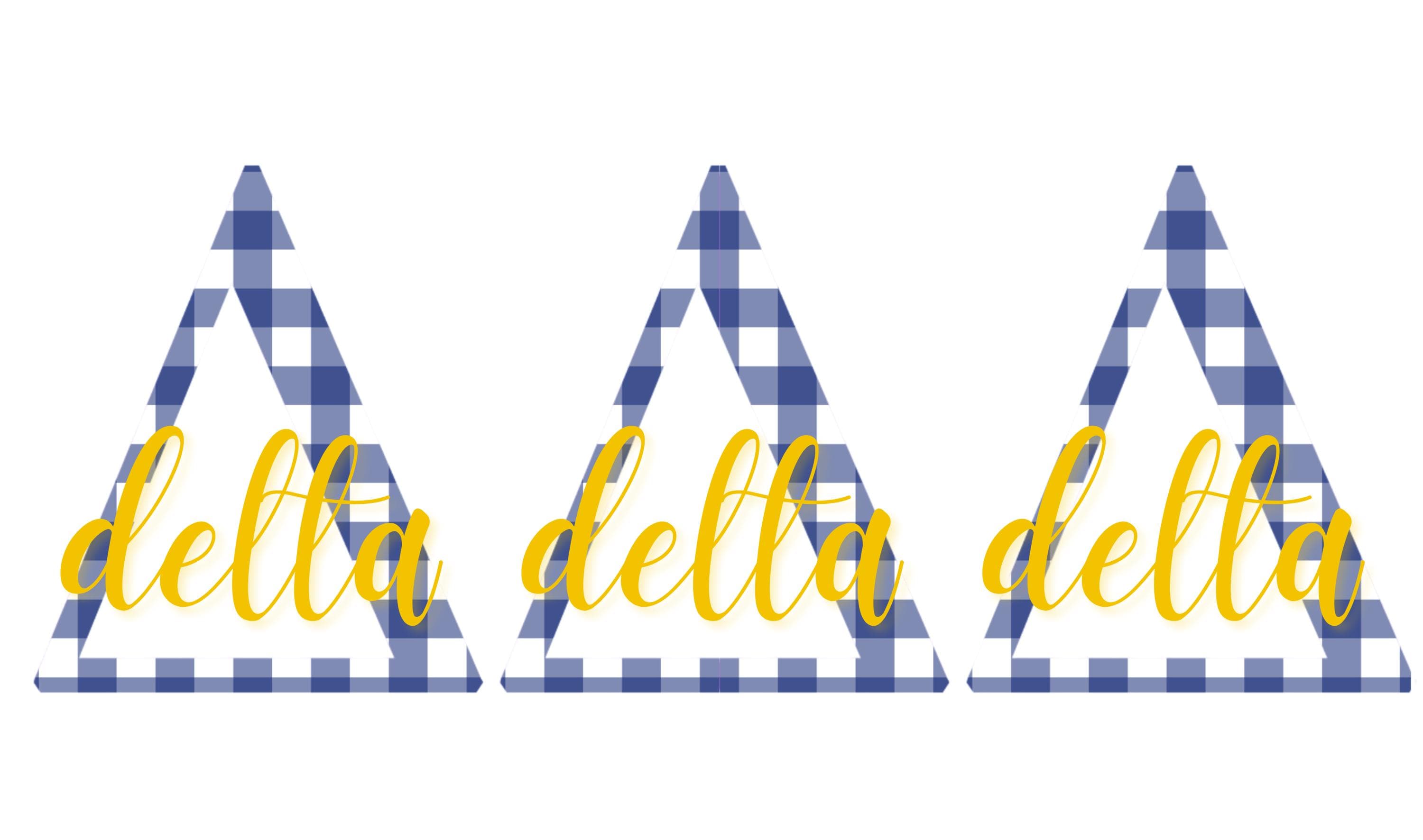 Tri Delta Clip Art - Etsy