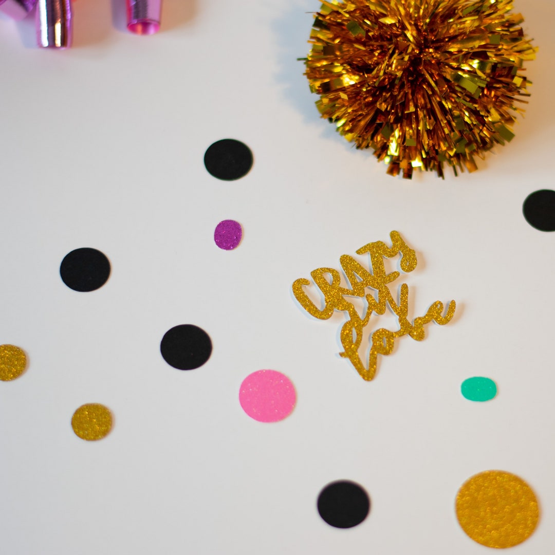 Crazy in Love Confetti - Wedding/engagement Party Confetti ...