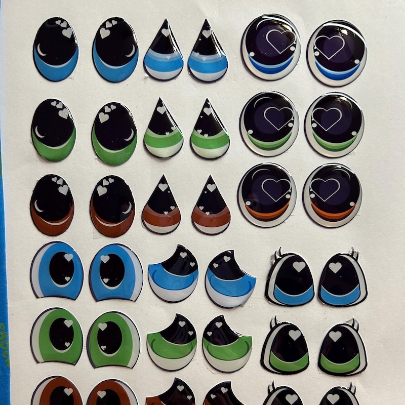 Polymer Clay Eyes - Etsy