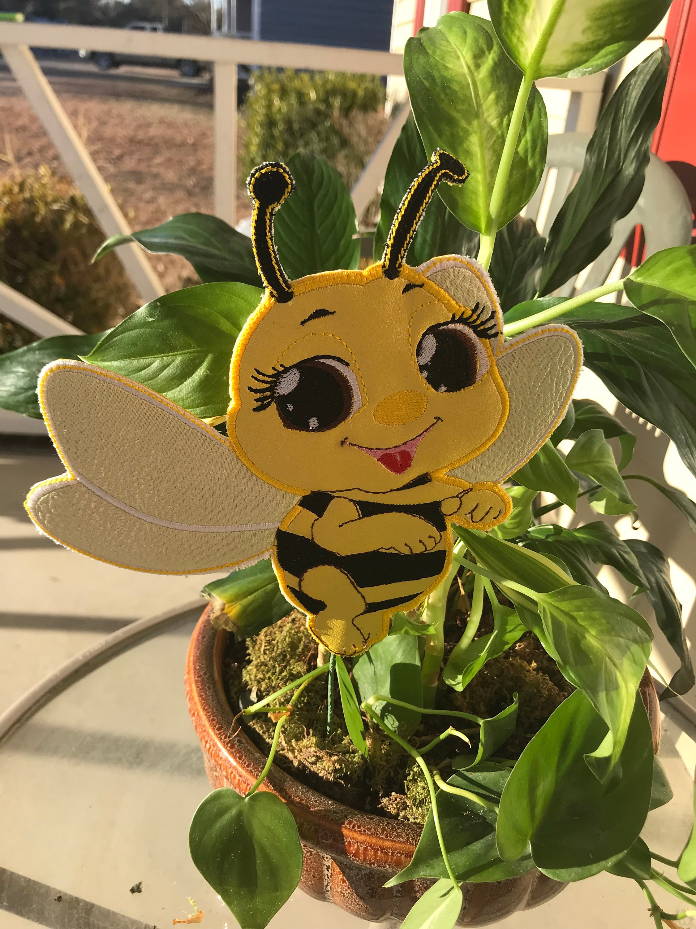 Bumble Bee Yellow and Black Bee Bumble Bee Pick | Etsy