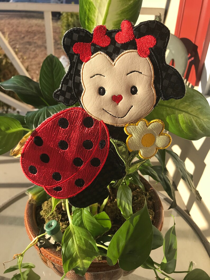 Lady Jo Ladybug Ladybug Pick Red and Black Ladybug Bug | Etsy