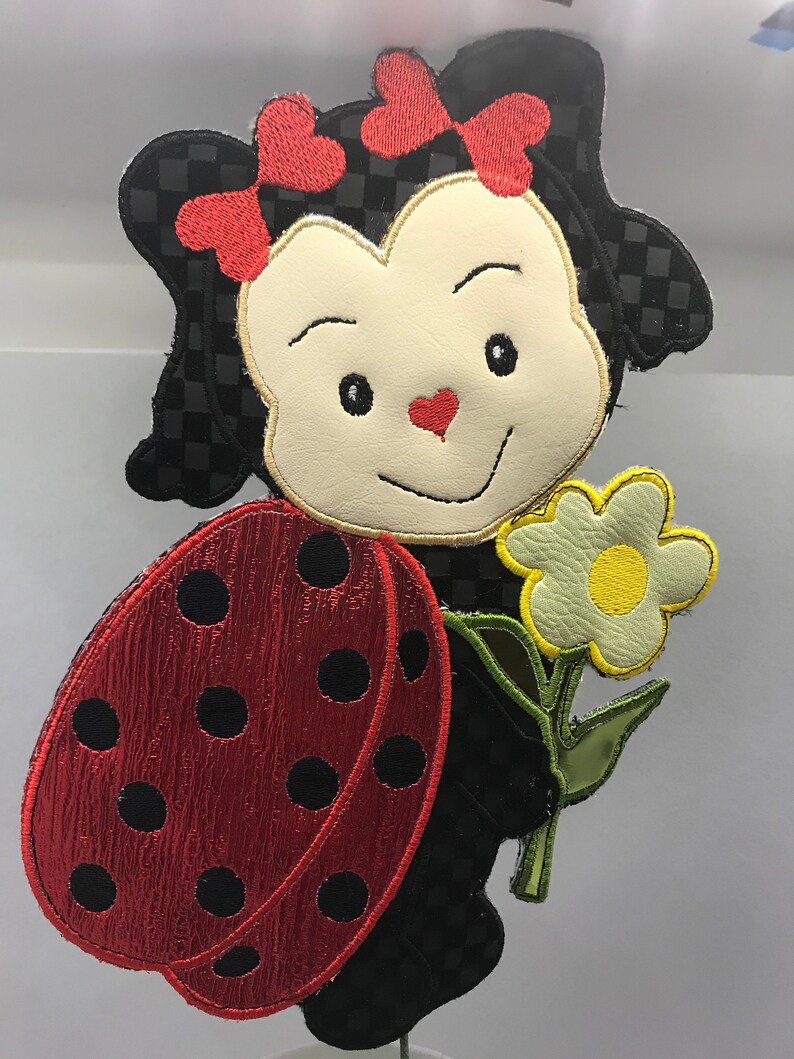 Lady Jo Ladybug Ladybug Pick Red and Black Ladybug Bug | Etsy