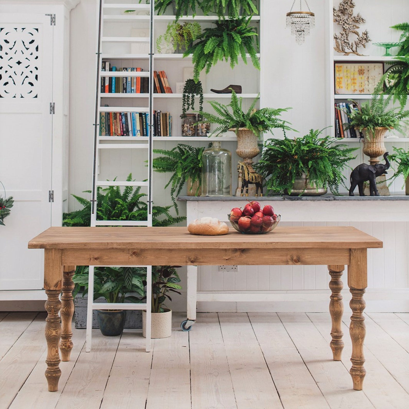 Reclaimed Farmhouse Dining Table Rustic Kitchen Table - Etsy