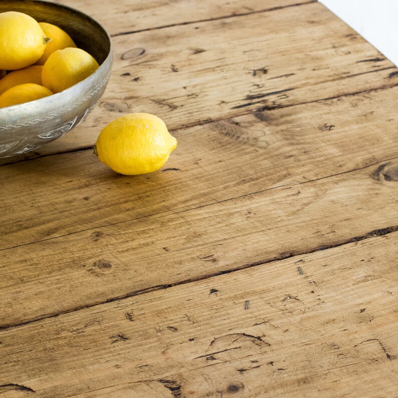 4ft/120cm Reclaimed Farmhouse Dining Table Rustic Dining - Etsy