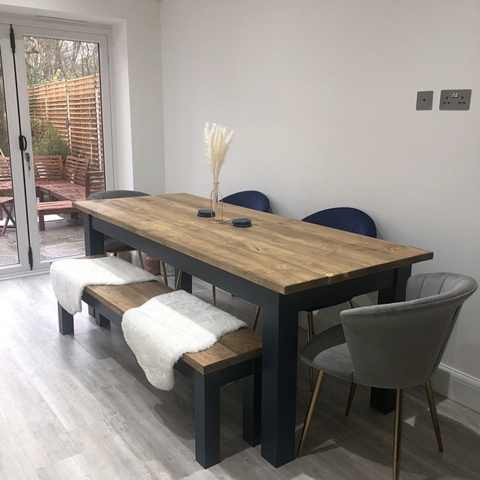 Dairy Table - Farmhouse Dining Table - Rustic Dining Table - Reclaimed ...