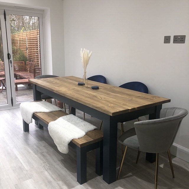 Dairy Table - Farmhouse Dining Table - Rustic Dining Table - Reclaimed ...