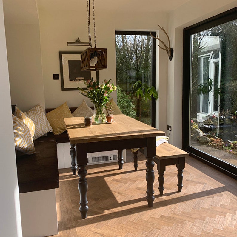 4ft/120cm Reclaimed Farmhouse Dining Table Rustic Dining - Etsy