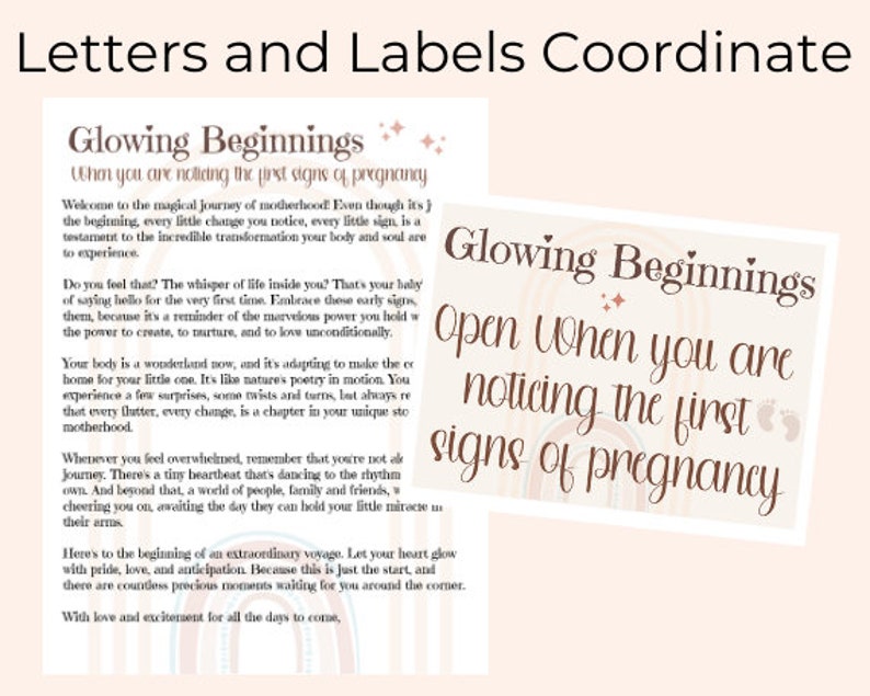 26 Open When Letters for Mom-to-be | Pregnancy Milestone Letter Set ...