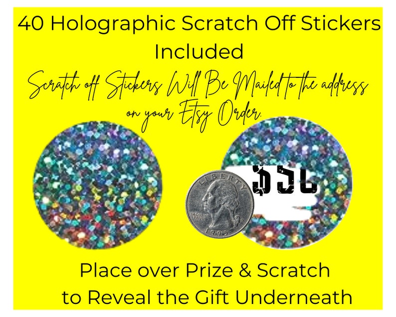 College Student Scratch off Prize Gift Tickets | Gift for COLLEGE ...