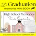 High School Memory Book | Time Capsule Mini Scrapbook | Graduation ...