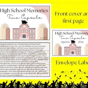 High School Memory Book | Time Capsule Mini Scrapbook | Graduation ...