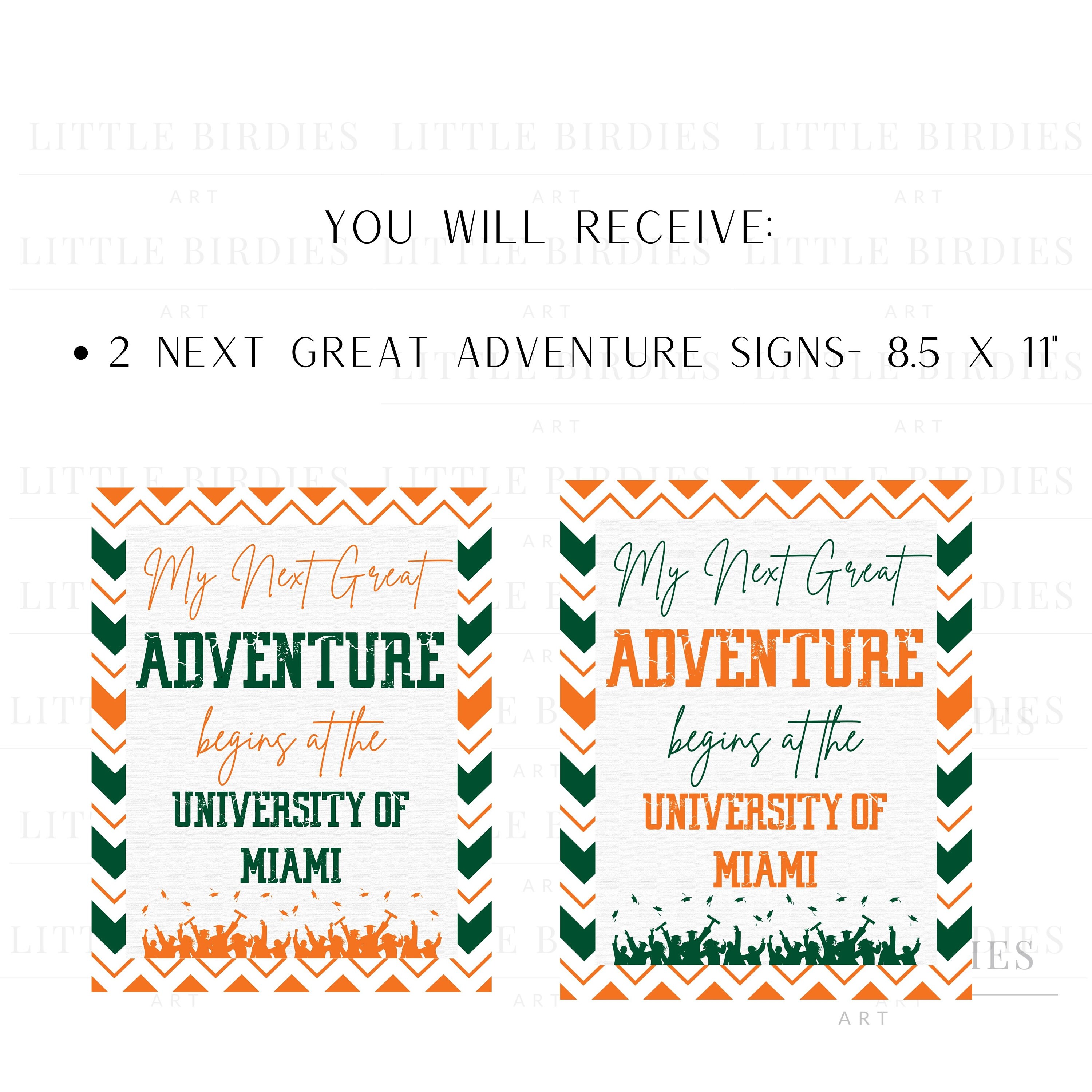 MIAMI Bound Pennant Banner Sign, Graduation Party Decorations ...