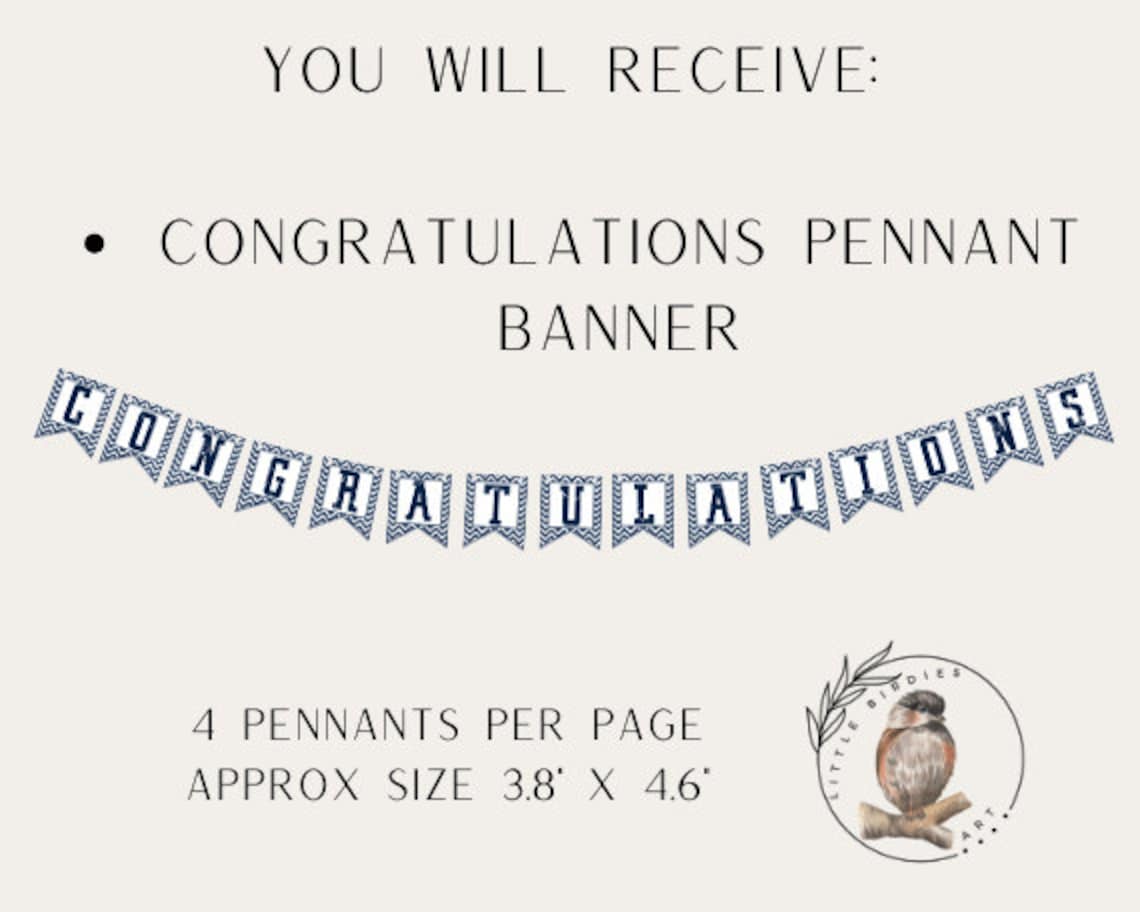 Penn State Bound Pennant Banner Sign, Graduation Party Decorations ...