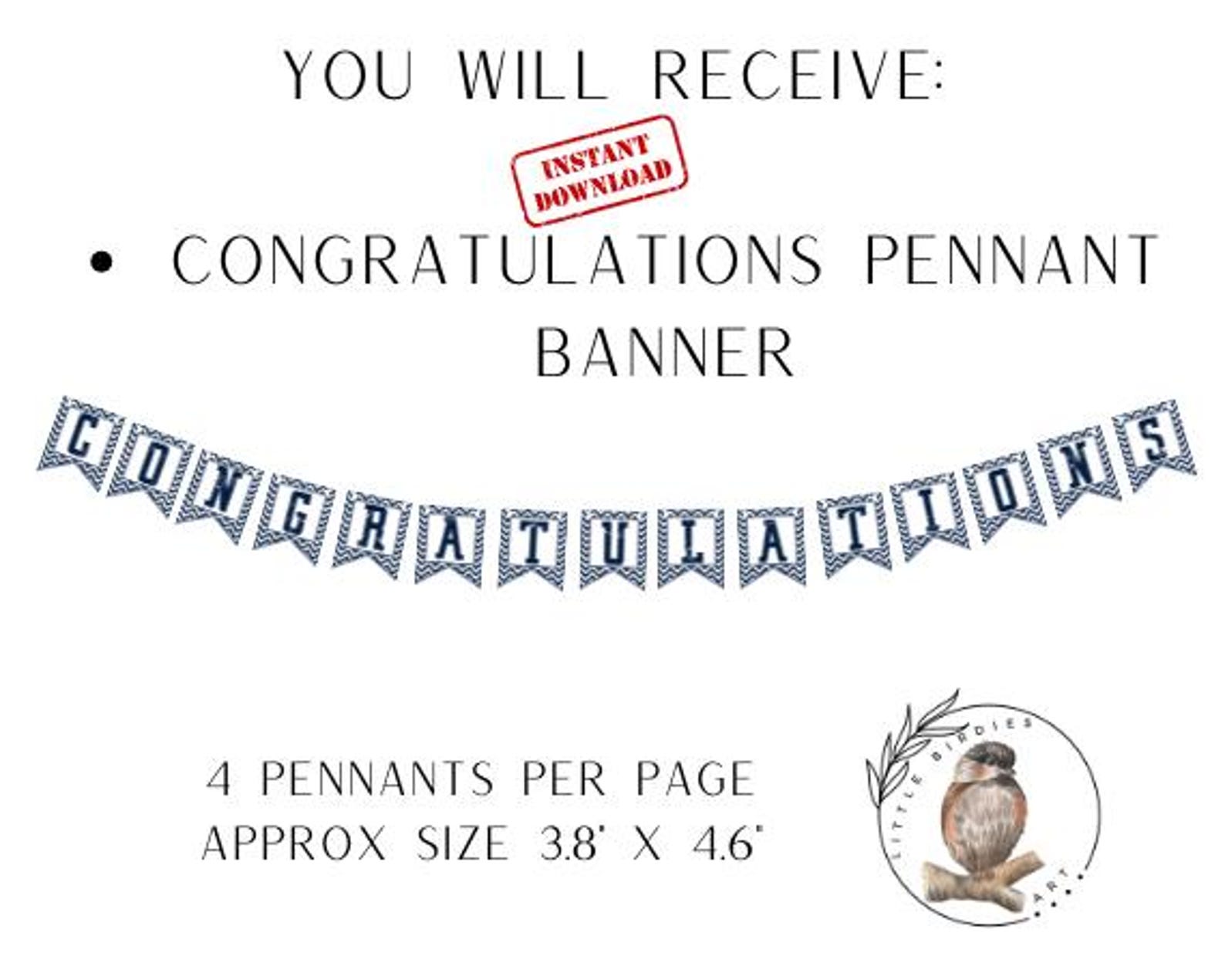 Penn State Bound Pennant Banner Sign, Graduation Party Decorations ...