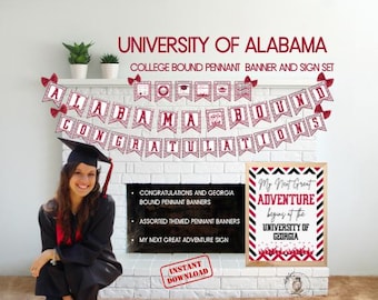 Penn State Bound Pennant Banner Sign, Graduation Party Decorations ...