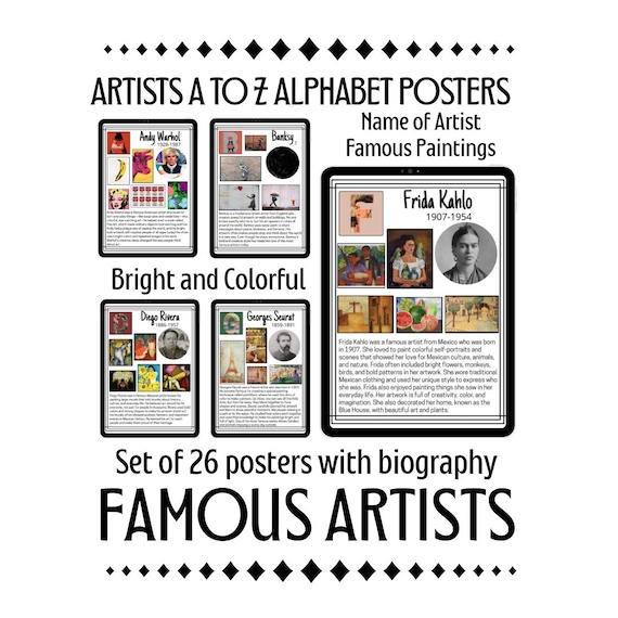 Famous Artists A Z