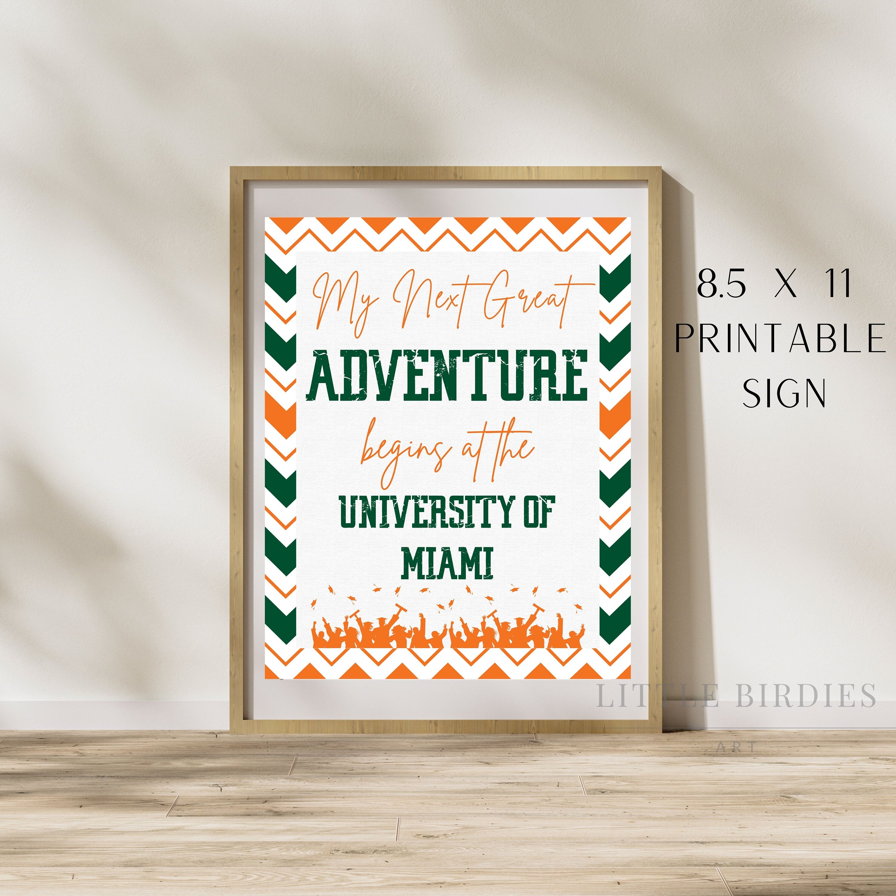 MIAMI Bound Pennant Banner Sign, Graduation Party Decorations ...