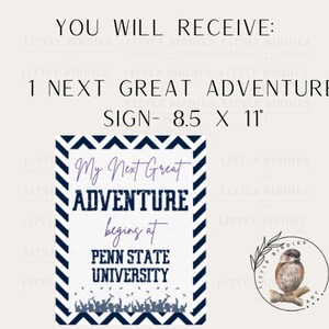 Penn State Bound Pennant Banner Sign, Graduation Party Decorations ...