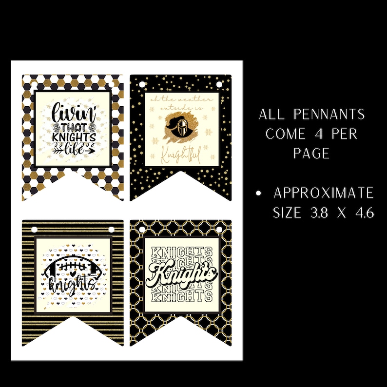 UCF Bound Personalized Graduation Party Decor, Knights Bound Pennant ...