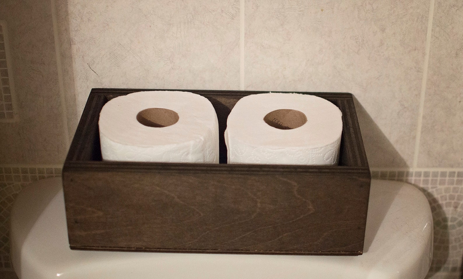 Bathroom Toilet Storage Box Toilet Paper Holder Caddy Hey | Etsy