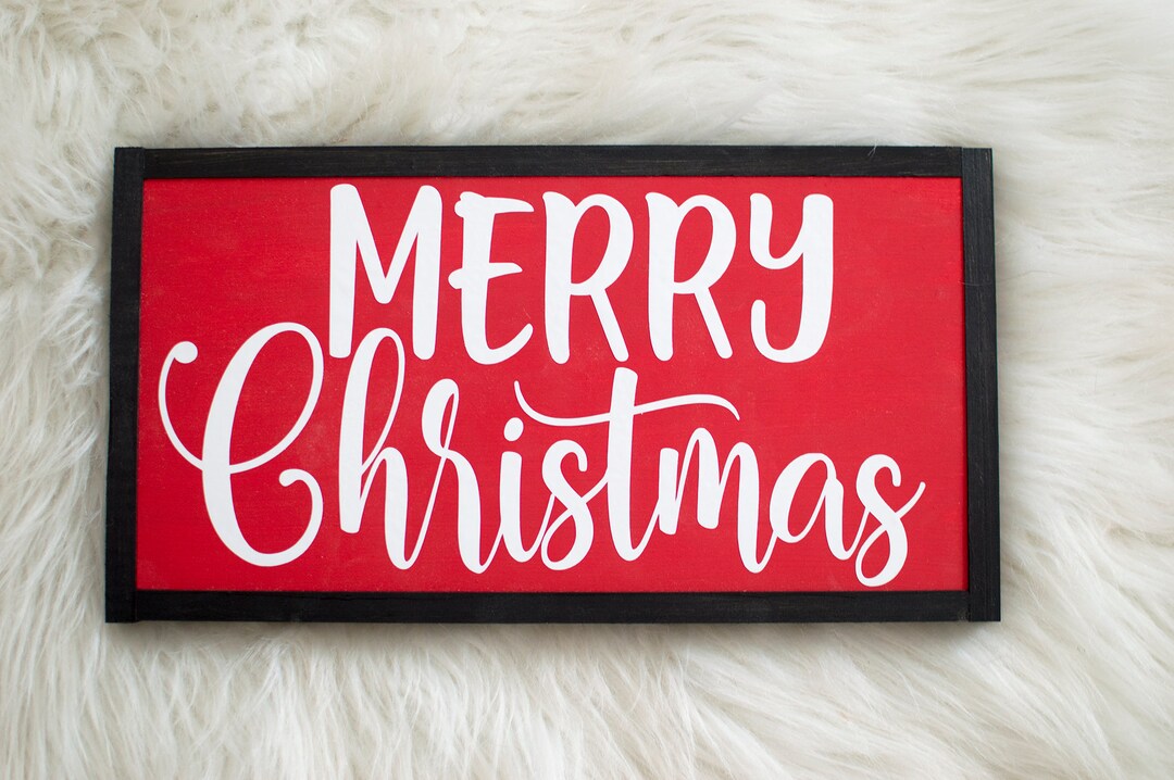 Reversible Holiday Sign - Etsy