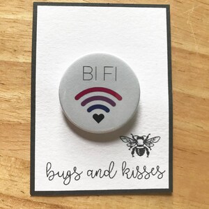 Bi-fi LGBTQ Badge - Etsy