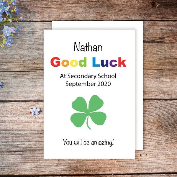 First Day in High School Cards - Etsy UK