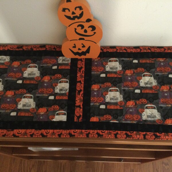 Pumpkin Patch Table Runner - Etsy