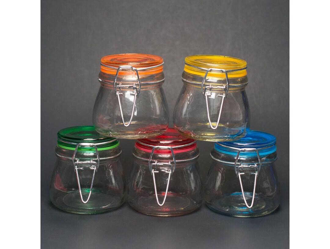 Glass Display Jar – 57116 | Your Choice of Color Seal - Etsy