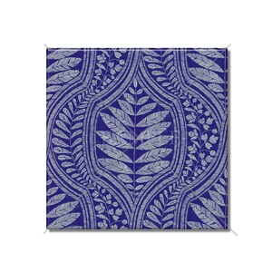 Blue Botanical Leaf Pattern Ceramic Tile - Leaf Design Ceramic Kitchen ...