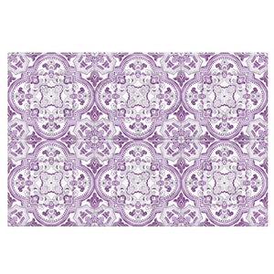 Purple Ceramic Tile Vintage Design Kitchen Backsplash Tile - Ceramic ...