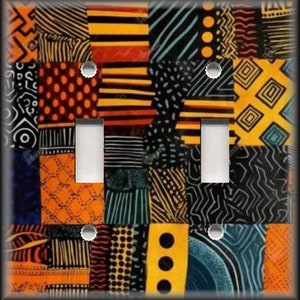 African Art Switch Plate Covers and Outlet Covers - Unique Switch Plate ...