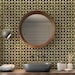 Green Rust Cream Backsplash Tile Vintage Moroccan Tile Design Kitchen ...