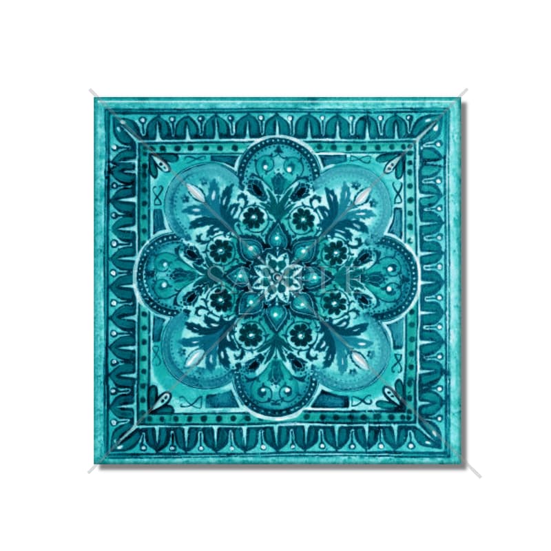 Turquoise Tiles - Etsy