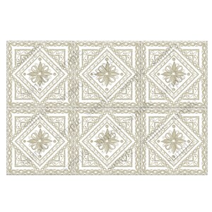 Beige and White Ceramic Tile - Decorative Backsplash Tile Kitchen Tile ...