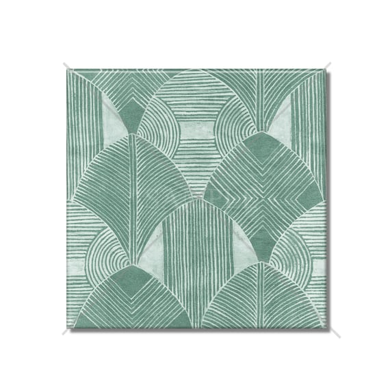 Azulejo De Vidrio Tipo Metro De Color Verde Espuma De Mar Pegatinas De