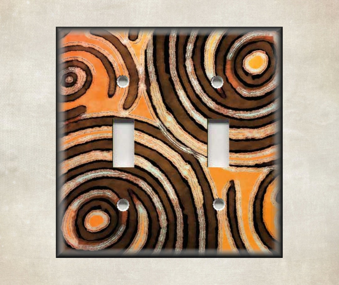 African Home Decor - African Art Design Metal Light Switch Cover ...