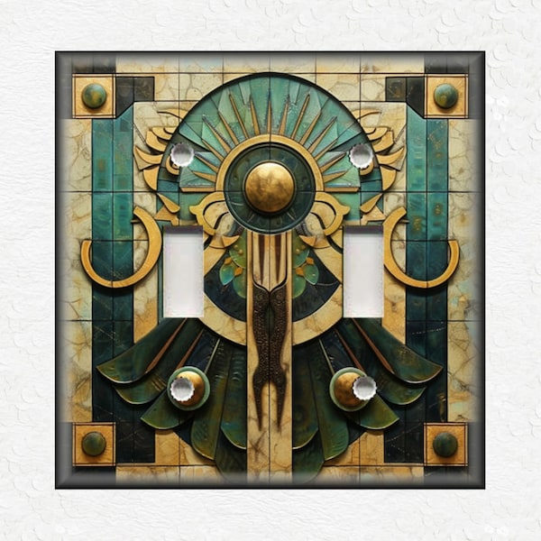 Art Deco Switchplate - Etsy