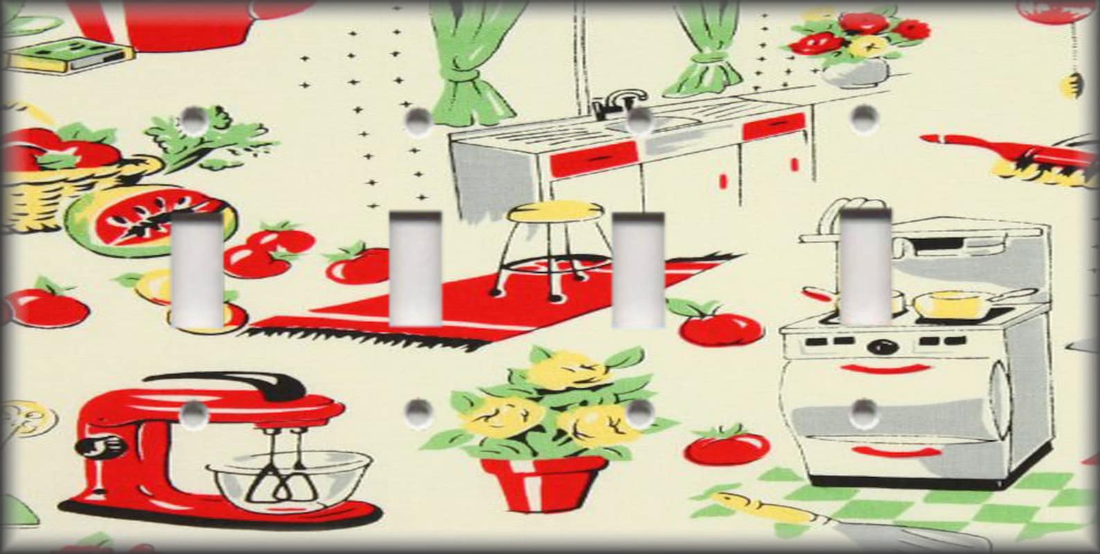 Retro Fifties 50's Kitchen Decor Diner Kitchen Decor - Etsy