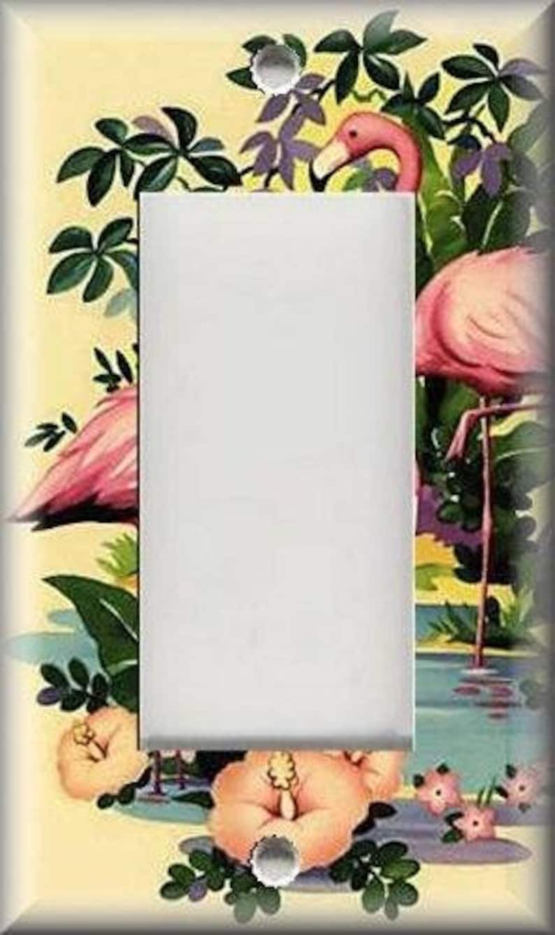 Vintage Flamingo Decor Pink Flamingos Home Decor Metal Light - Etsy