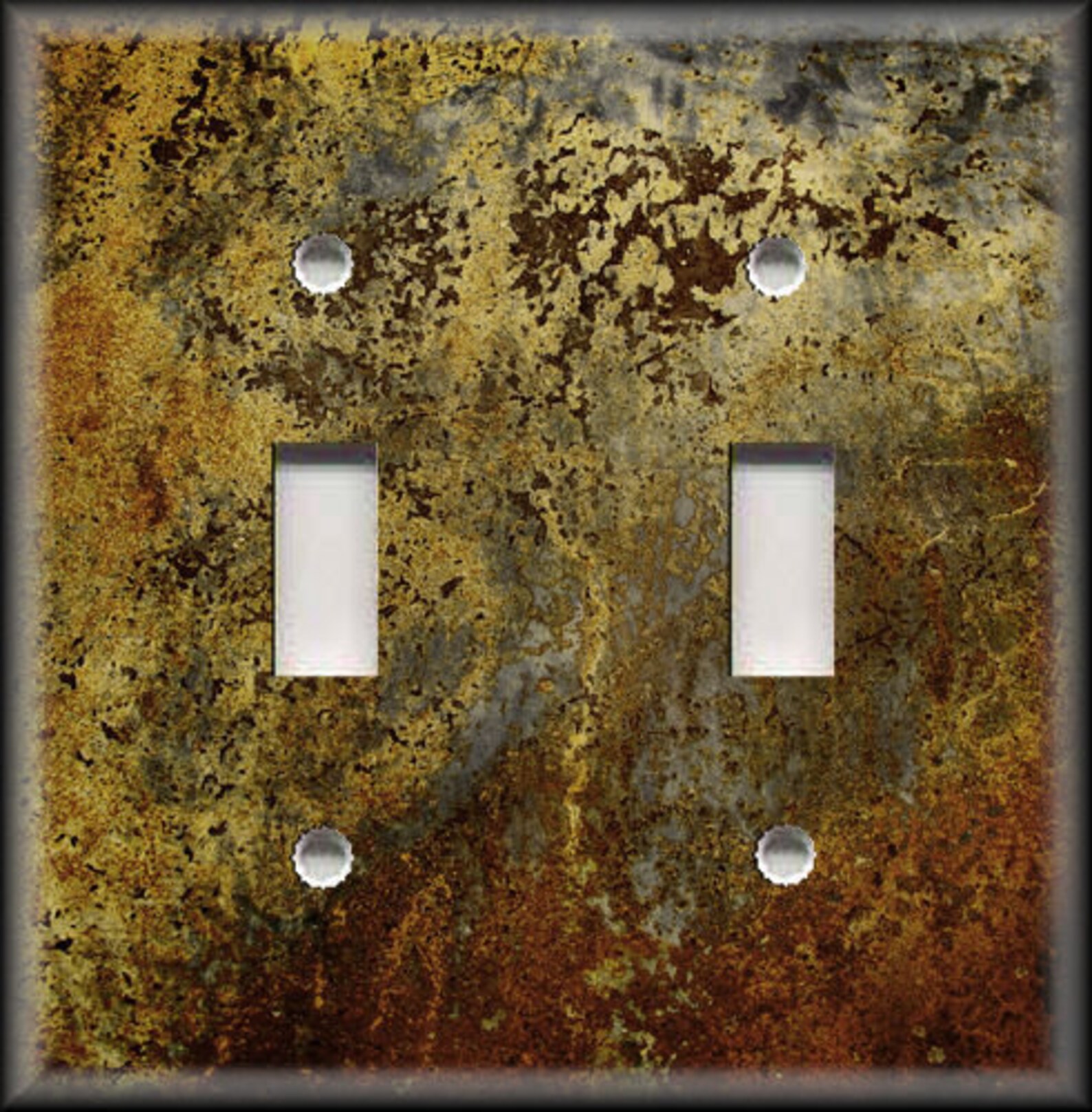 Metal Switch Plate Covers Image of Aged Copper Rustic Patina | Etsy